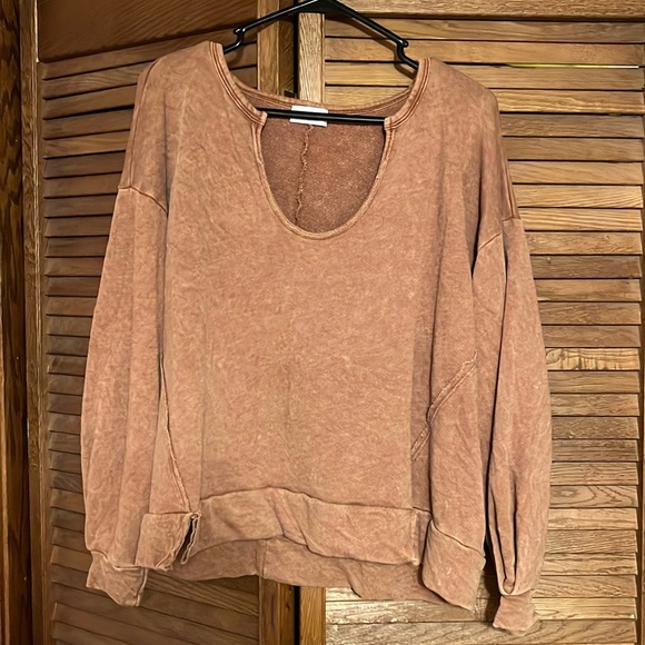 Pink Lily | Tops | Acid Wash Top | Poshmark